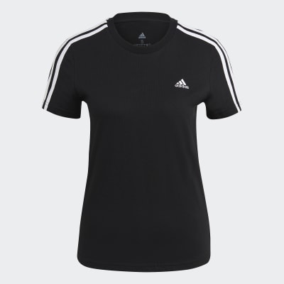Футболка Essentials Slim 3-Stripes Sportswear GL0784 — Сайт adidas