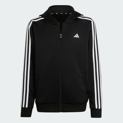 Худі Train Essentials AEROREADY 3-Stripes Regular-Fit Full-Zip ...
