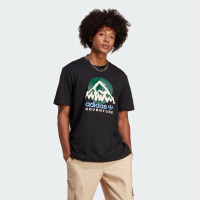 Футболка adidas Adventure Mountain Front Originals IC2361 — Сайт adidas